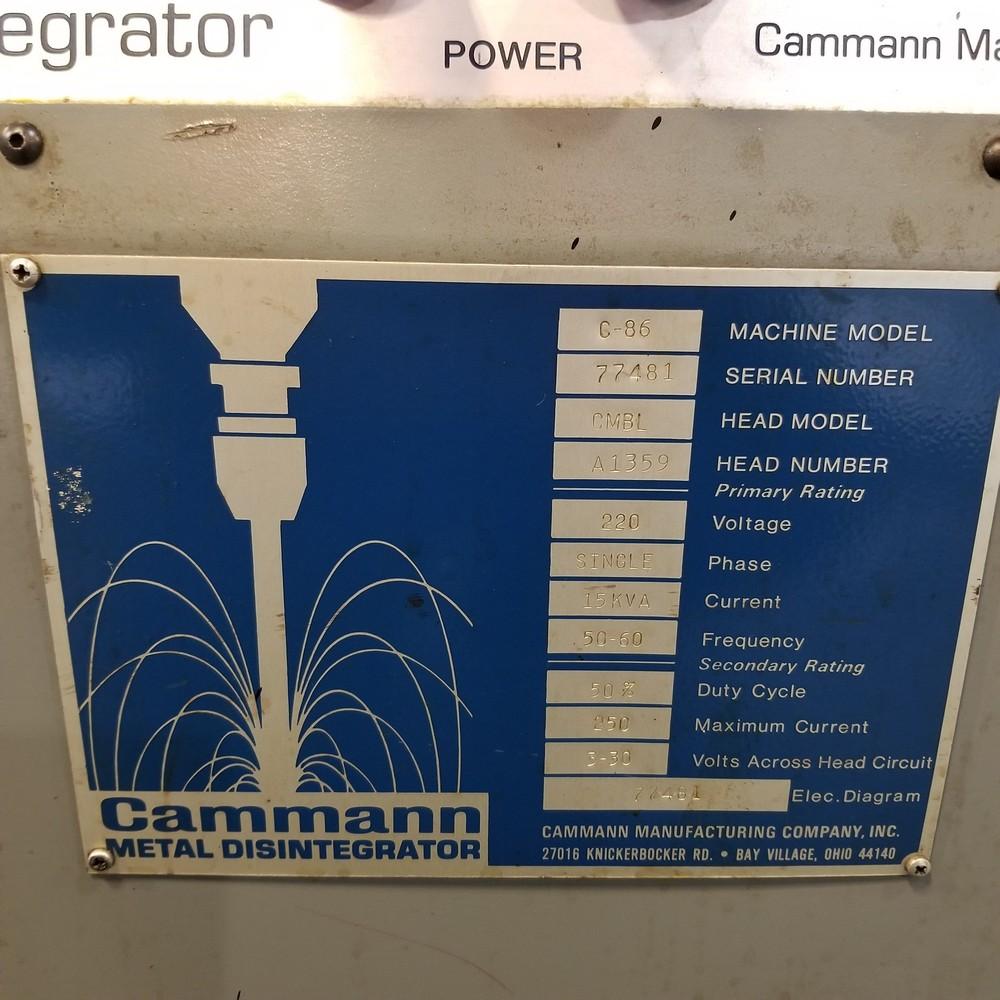 Used Cammann G-86 Metal Disintegrator - 642-2 - Coast Machinery Group