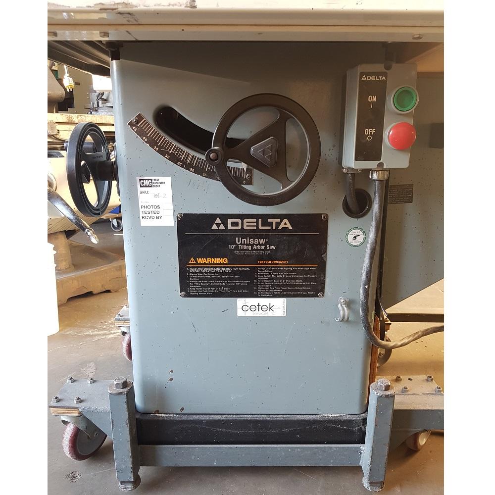 Used Delta Table Saw - 705-2 - Coast Machinery Group