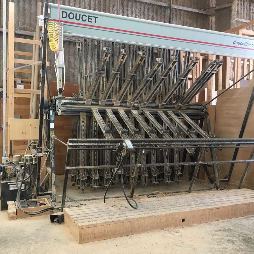 Used Doucet 10-6X12 Clamp Carrier with Clamps – Coast Machinery Group