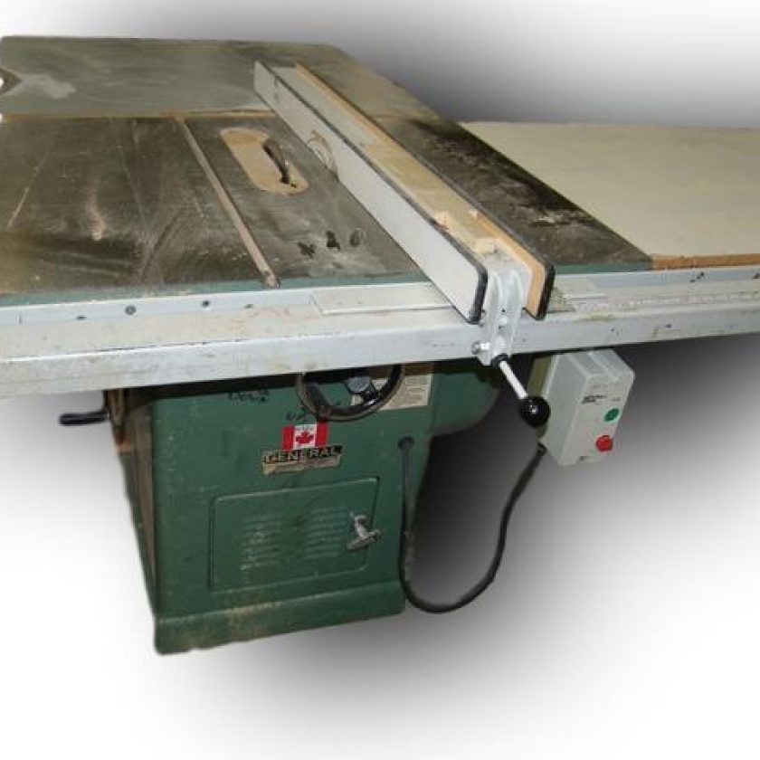 Used GENERAL 350 10" TABLE SAW, W/ GENERAL FENCE – Coast Machinery Group