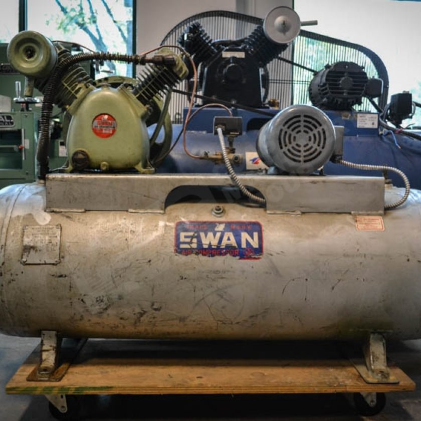 Used Swan 5HP 12.8 CFM Air Compressor – Coast Machinery Group
