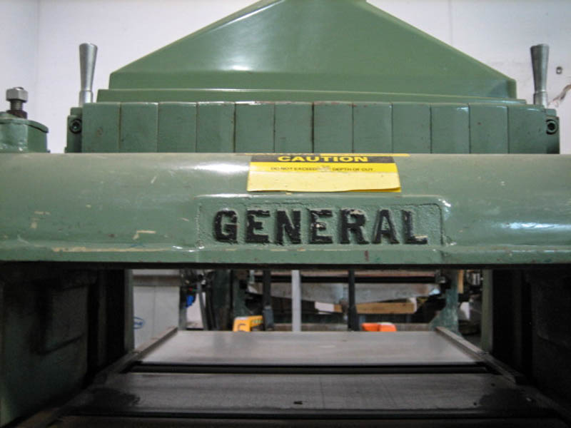 Used General 430 24" Single Surface Planer – Coast Machinery Group