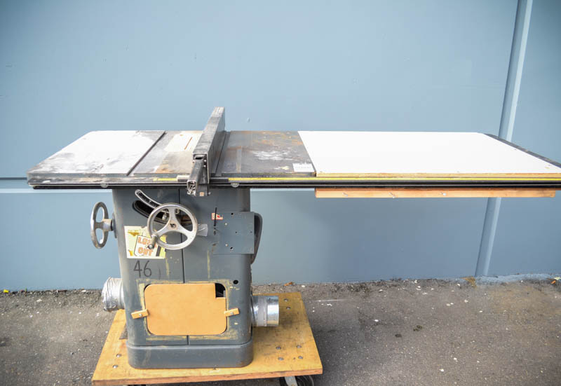 Used Rockwell 34 450 Table Saw Coast Machinery Group