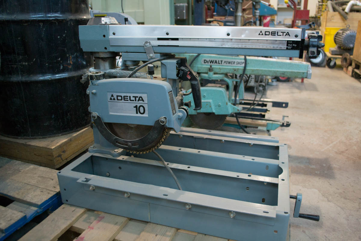 Used Delta 10 Radial Arm Saw – Coast Machinery Group