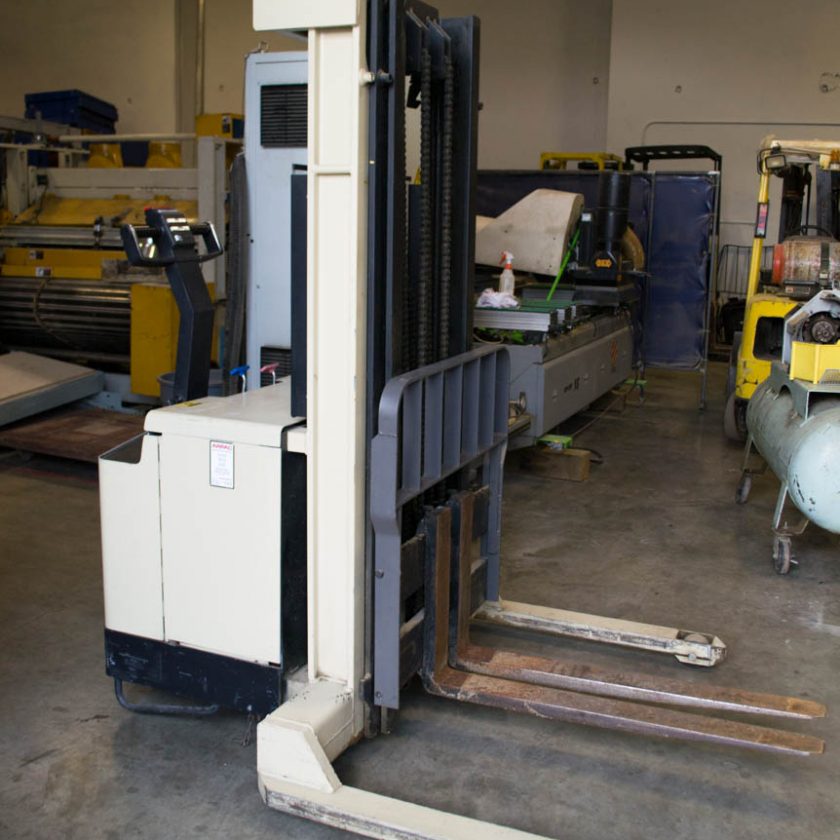 Crown 3,000 lbs Electric Walk Behind Forklift – Coast Machinery Group