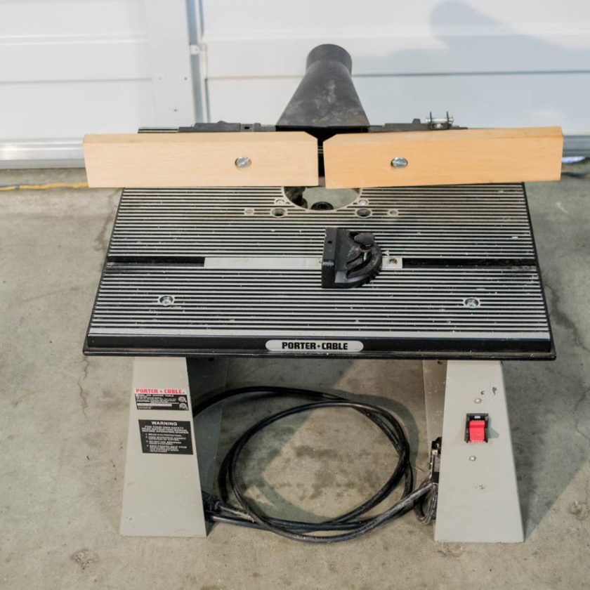 Used PORTER-CABLE Bench Top Router Table – Coast Machinery Group
