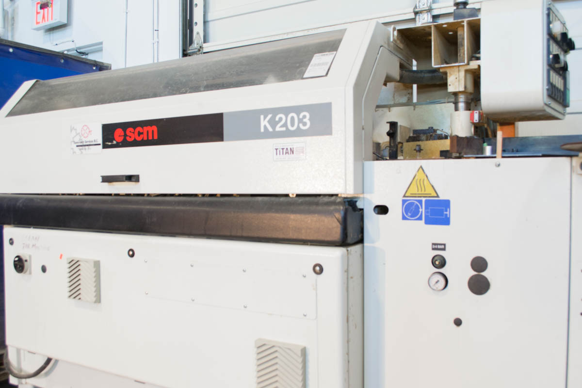 Used SCM K203 Edgebander – Coast Machinery Group