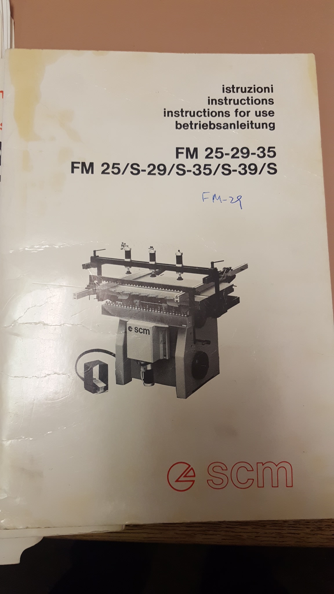 Used SCM FM-29 Multi-Spindle boring Machine 32mm – Coast Machinery Group