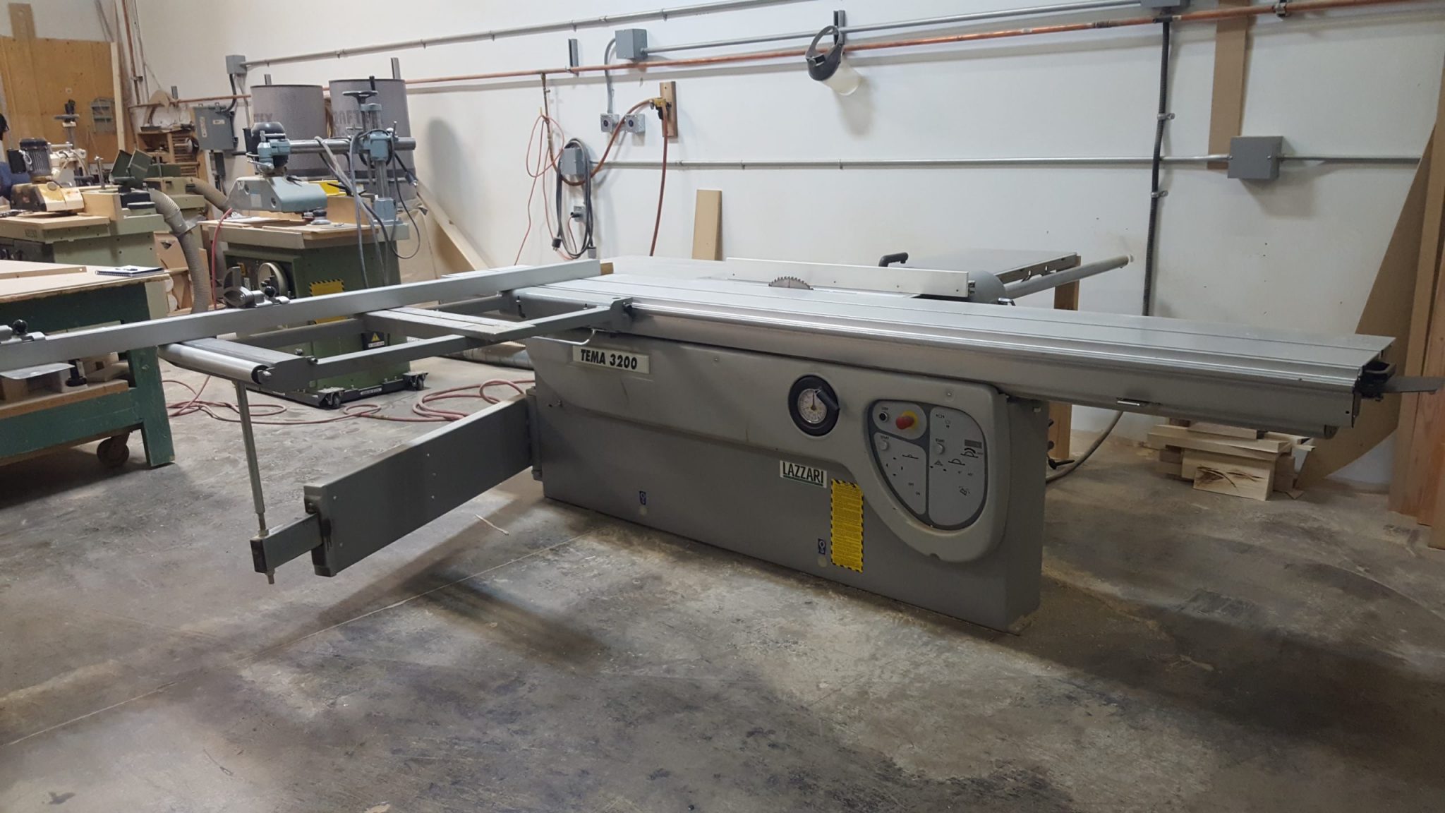 Used Lazzari Tema 3200 10' Sliding Table Saw – Coast Machinery Group