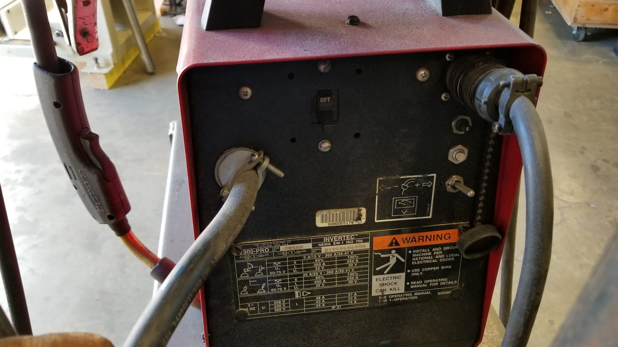 Used Lincoln Electric Intverter V300-pro – Coast Machinery Group
