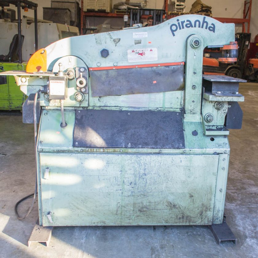 Used Piranha P50 Single Operator Ironworker – Coast Machinery Group