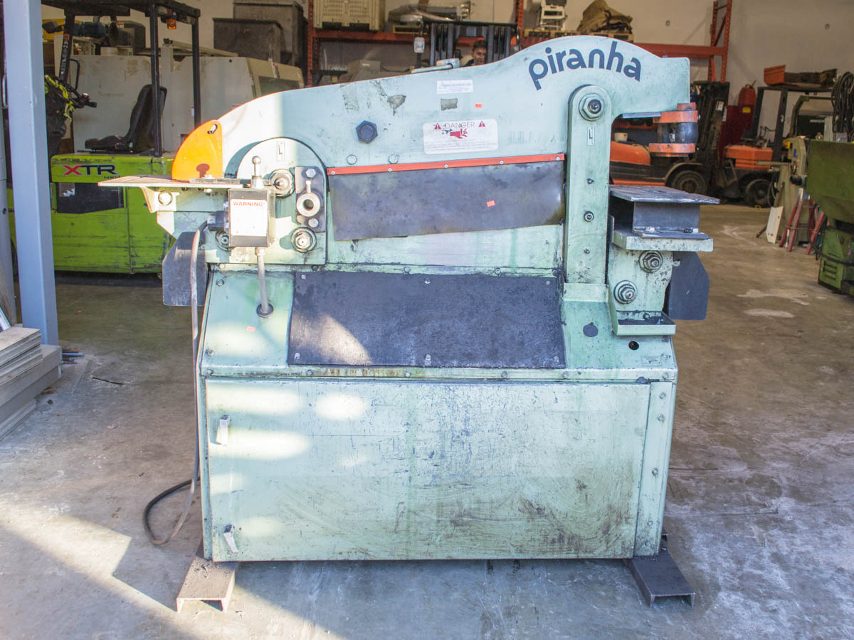 Used Piranha P50 Single Operator Ironworker – Coast Machinery Group