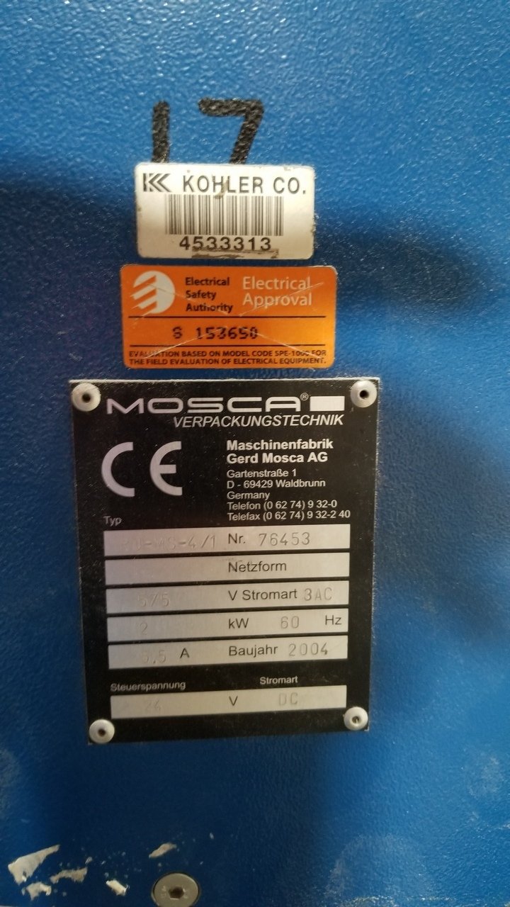 Used Mosca Strapper – Coast Machinery Group