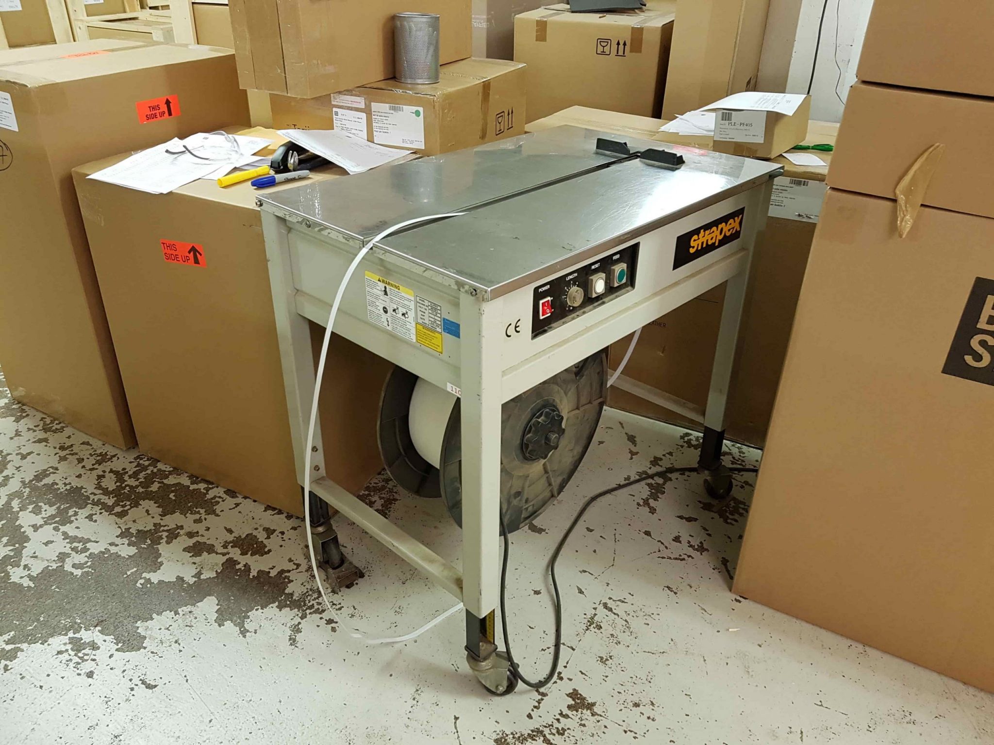 Used Strapex Allpack semi automatic strapping machine – Coast Machinery ...