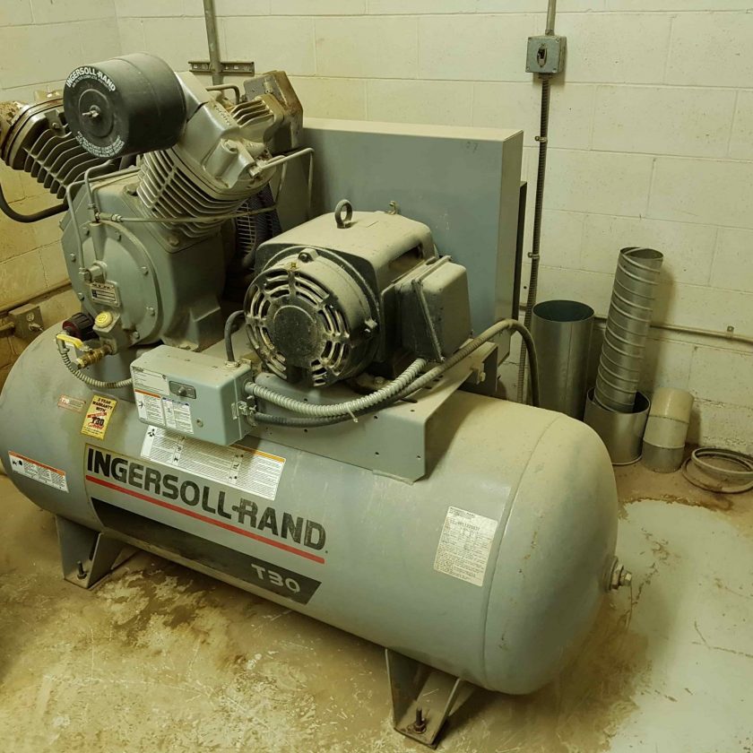Used Ingersoll Rand 7100E15-P Two Stage Cast Iron 120 gallon Air ...