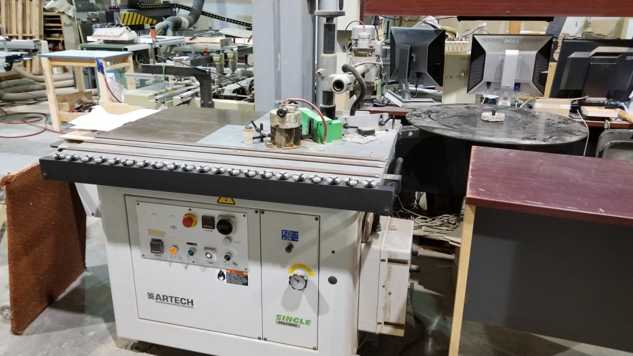 Used Biesse Artech Single Semi Automatic Edge banding Machine – Coast ...