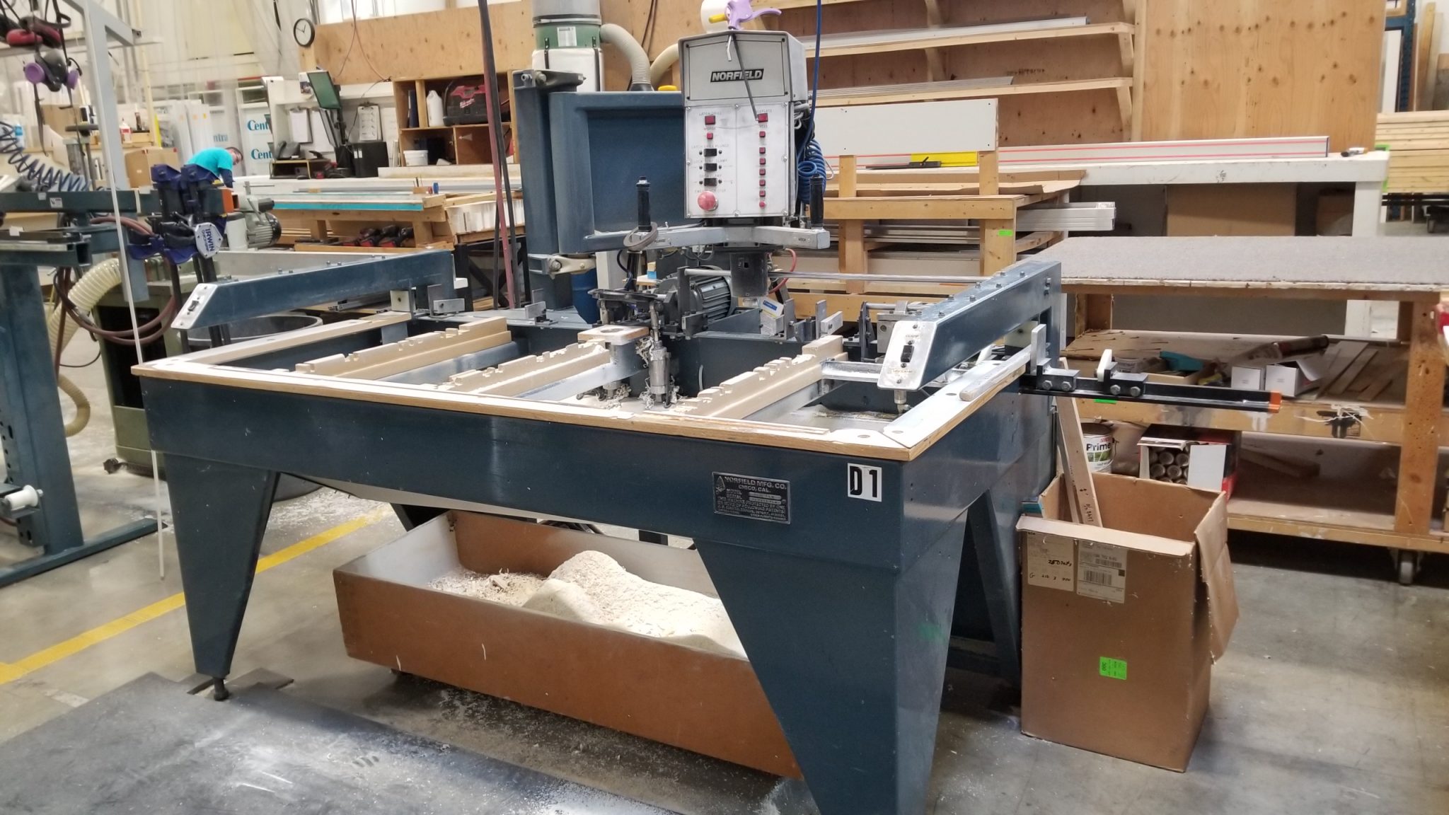 Used Norfield 3800 Door Lite Machine – Coast Machinery Group