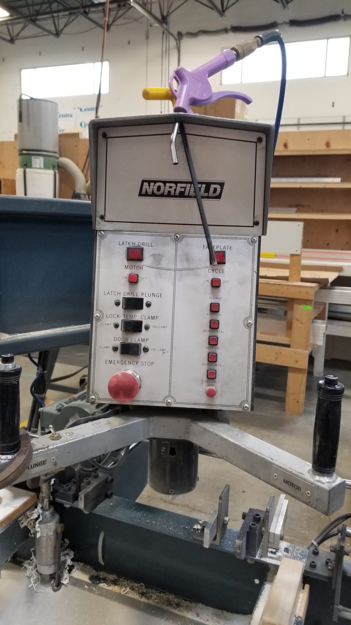 Used Norfield 3800 Door Lite Machine – Coast Machinery Group
