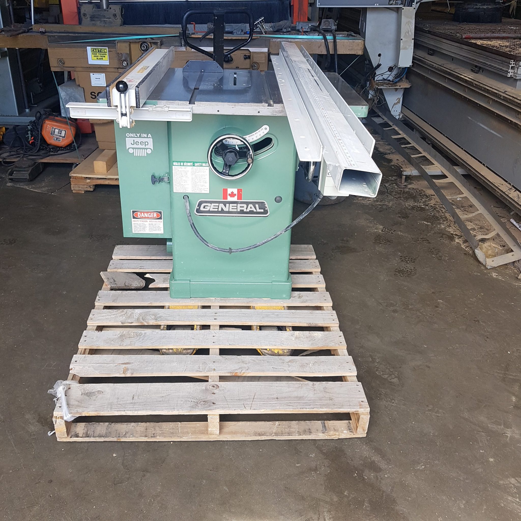 Used General 650 Table Saw – Coast Machinery Group