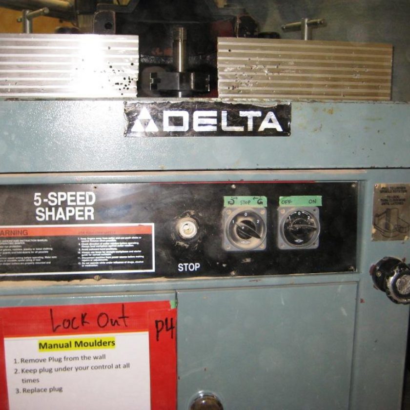 Delta 5 Speed Wood Shaper – Coast Machinery Group