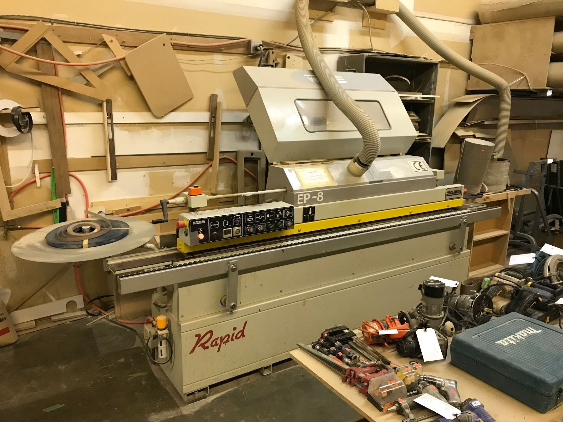 Used Cehisa Rapid EP-8 Edgebander – Coast Machinery Group