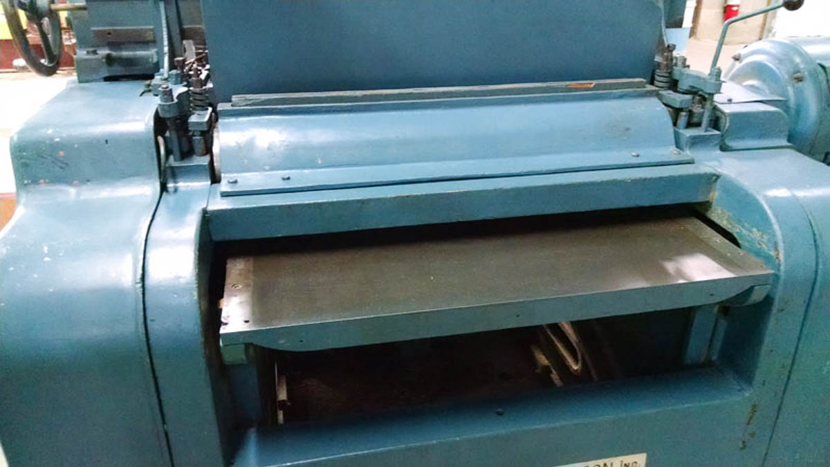 Used Whitney S-370 Single Head Surface Planer – Coast Machinery Group