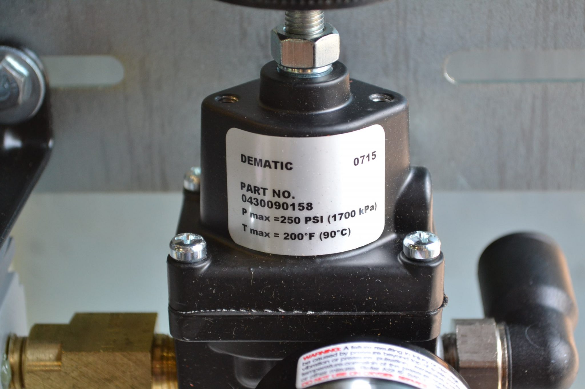 Dematic Precision Regulator 0430090158 & PARKER P32EB92EGMBNNP Global ...