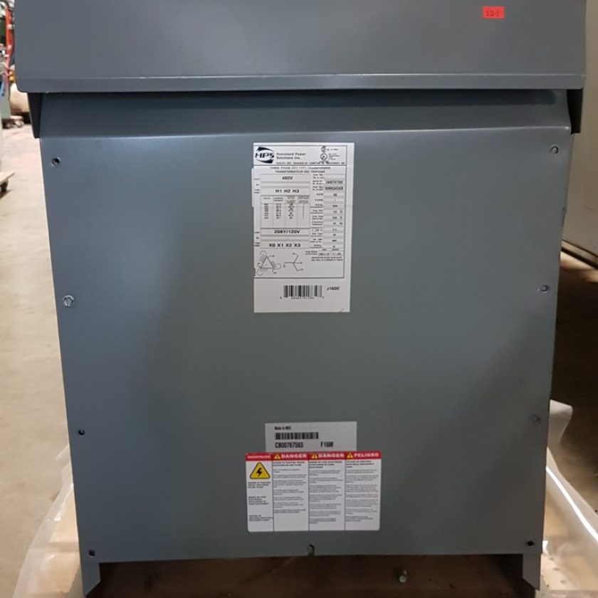 Used Hammond 45KVA 480V ANN Transformer – Coast Machinery Group