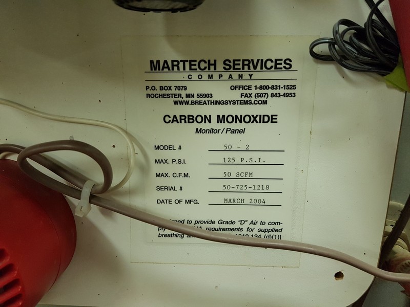 Used Quality Air Breathing System - Martech Model 50 w/ 2 Outlets ...