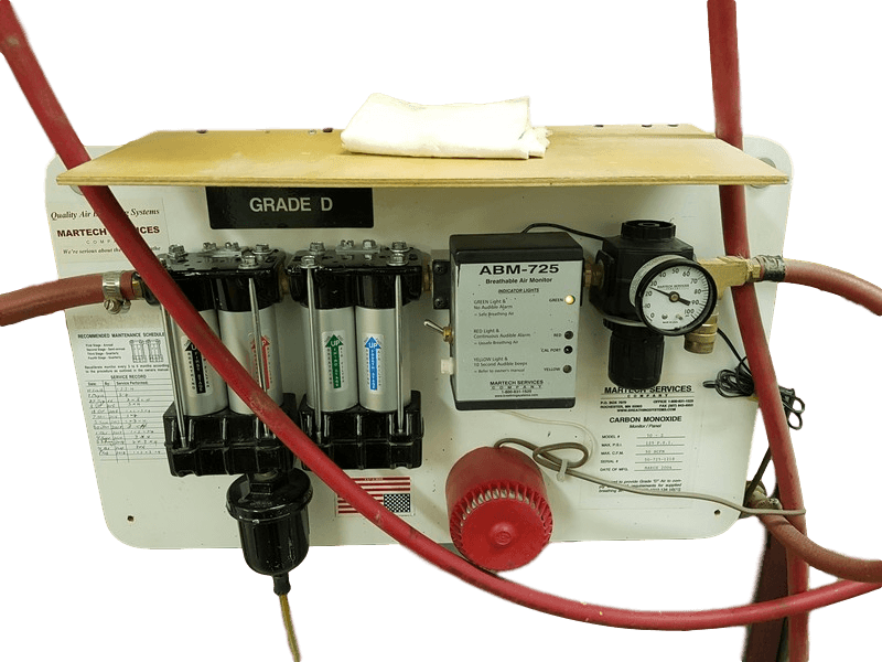 Used Quality Air Breathing System - Martech Model 50 w/ 2 Outlets ...