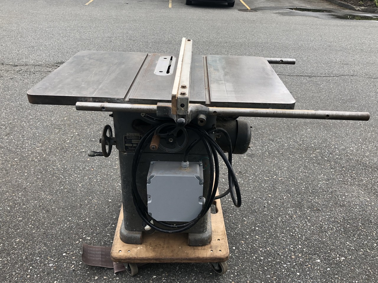 Used Wadkin Bursgreen 10" AGS tilting arbor saw – Coast Machinery Group