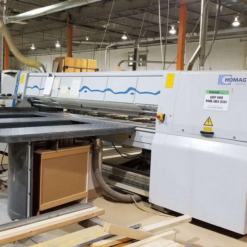 Used HOMAG CHF 320 FRONT LOAD, AUTOMATIC PANEL SAW – Coast Machinery Group