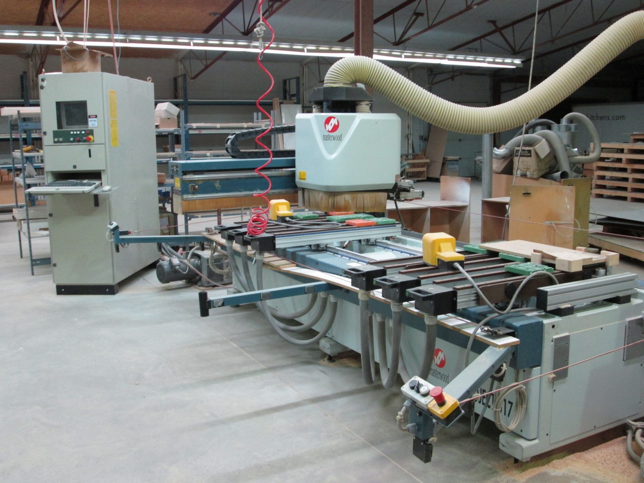 Used Masterwood PROJECT 317 Heavy Duty CNC Pt. to Pt. Machining Center ...