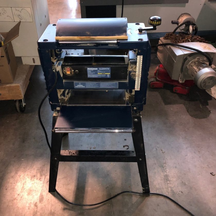 Used Mastercraft 12-1/2-in. Thickness Planer with Stand – Coast ...