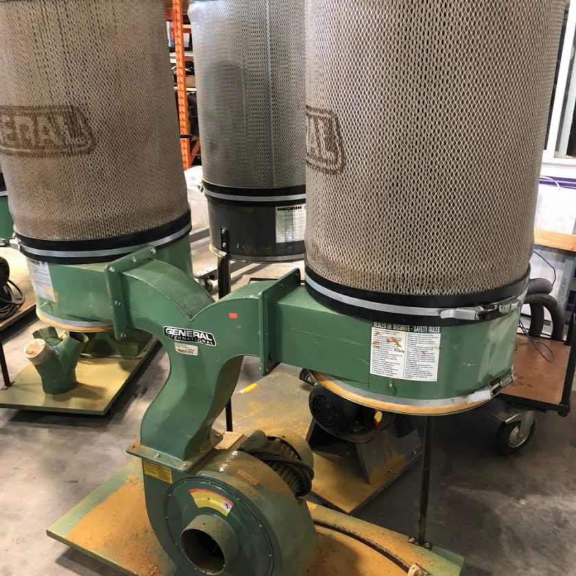 Used General International 3 HP Dust Collector – Coast Machinery Group