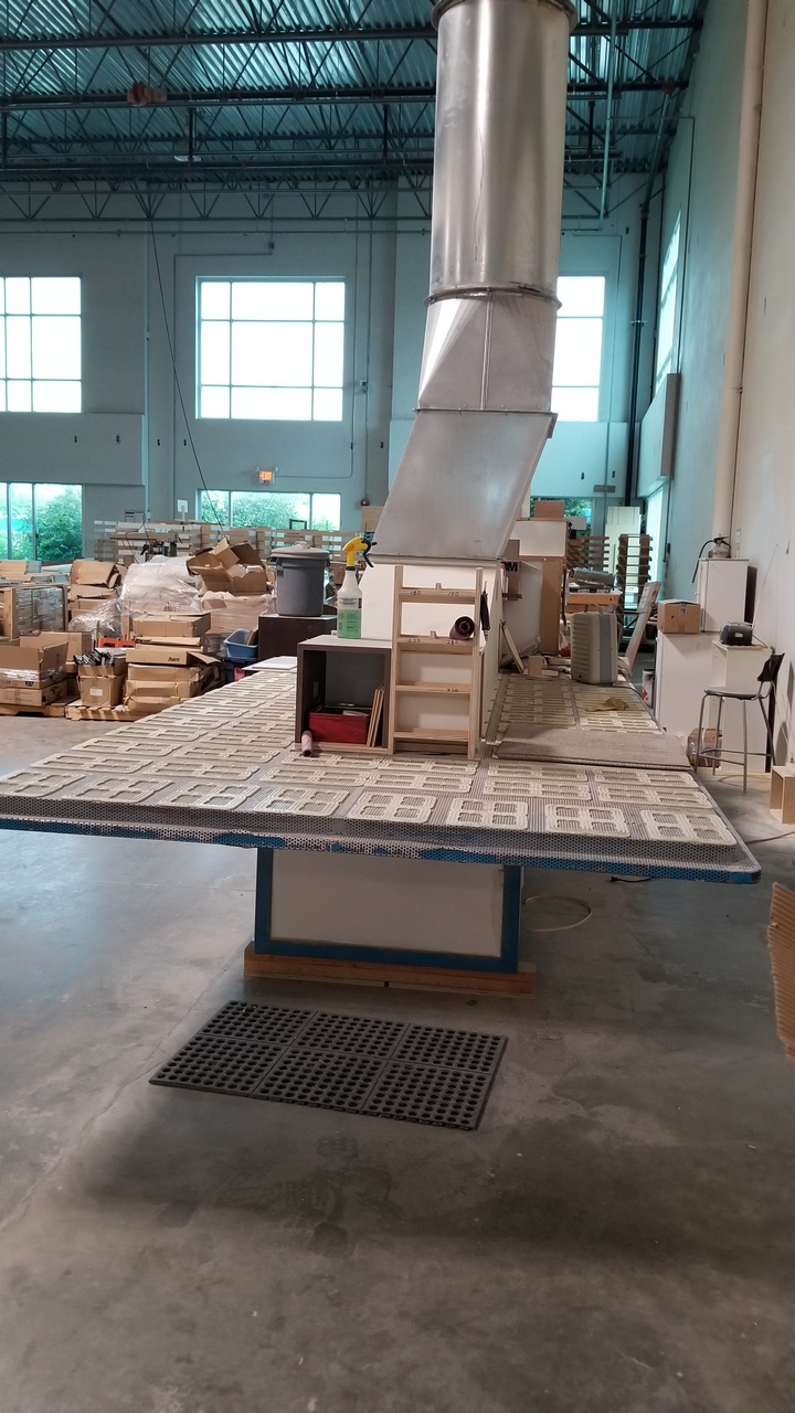 Used Large Down Draft Table – Coast Machinery Group