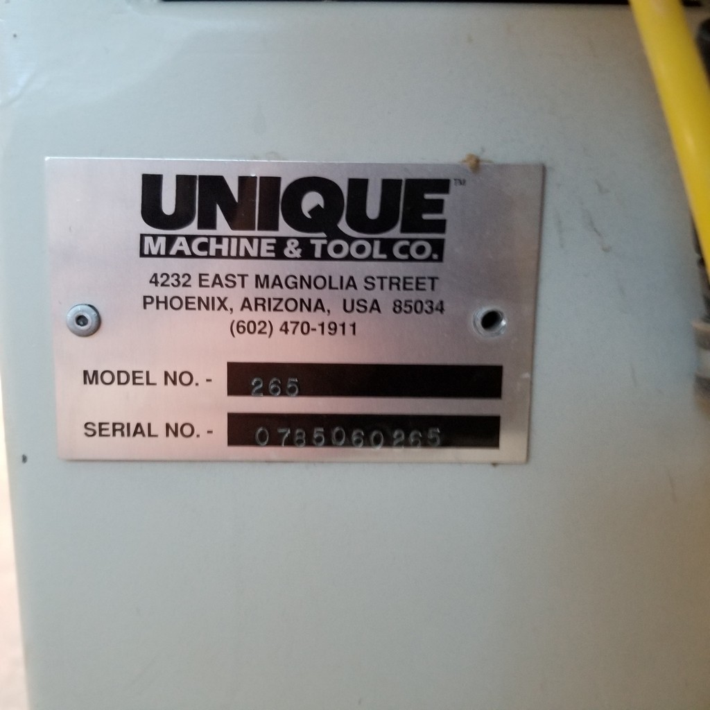 Used Unique 265 Cope Machine – Coast Machinery Group