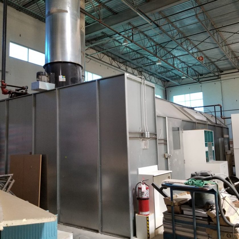 Cross Flow Closed Paint Booth – Coast Machinery Group