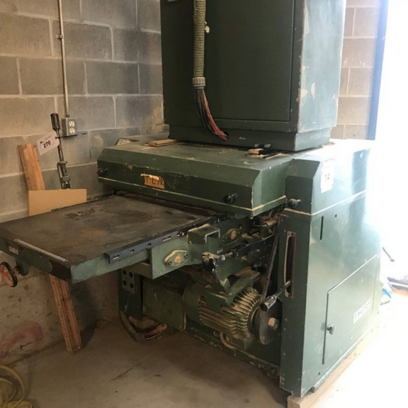 Used Pinheiro 24" x 8" Top & Bottom Planer – Coast Machinery Group