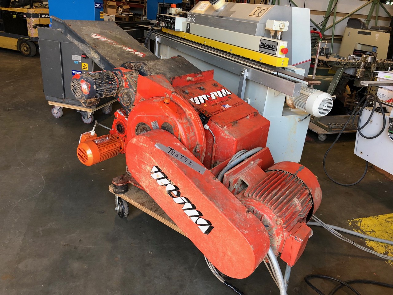 Used Weima Model WL B400 rotary knife hog w controls – Coast Machinery ...