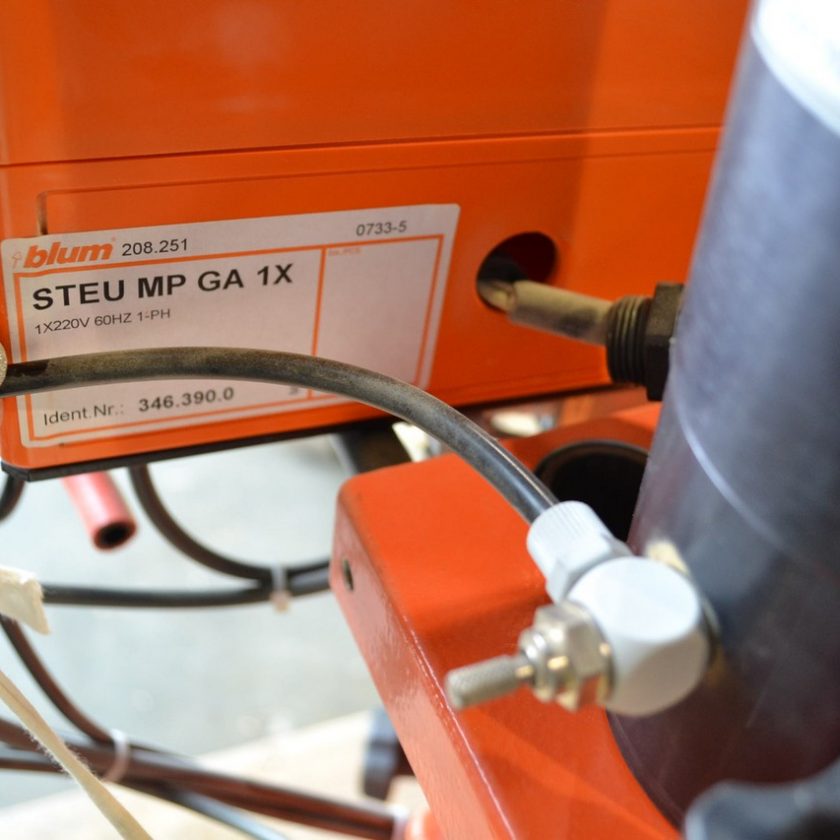 Used Blum Pneumatic Minipress P Hinge Machine – Coast Machinery Group