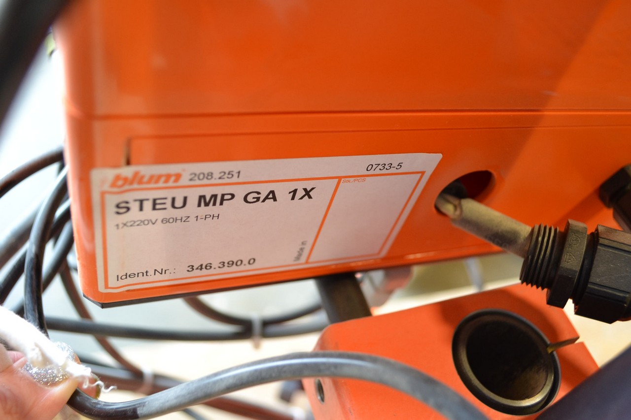 Used Blum Pneumatic Minipress P Hinge Machine – Coast Machinery Group