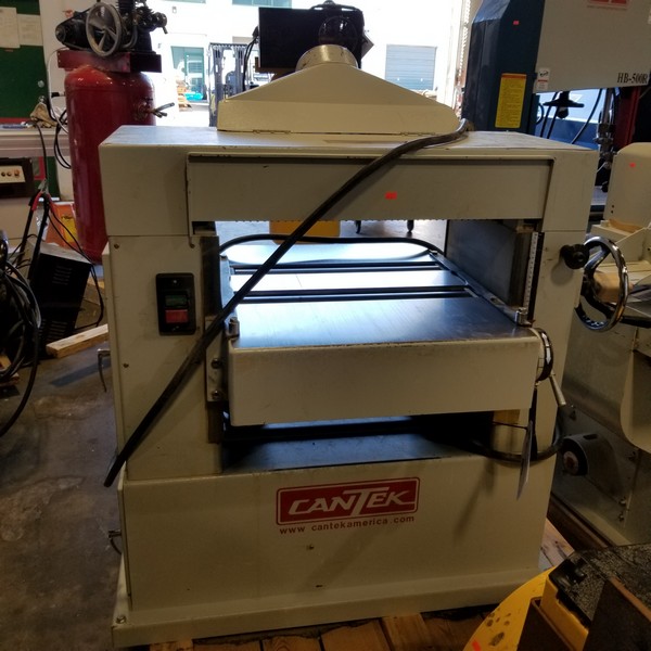 Used Cantek P-20 Planer with Spiral Head – Coast Machinery Group