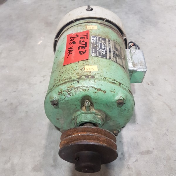 Used Gryphon 2HP Motor – Coast Machinery Group