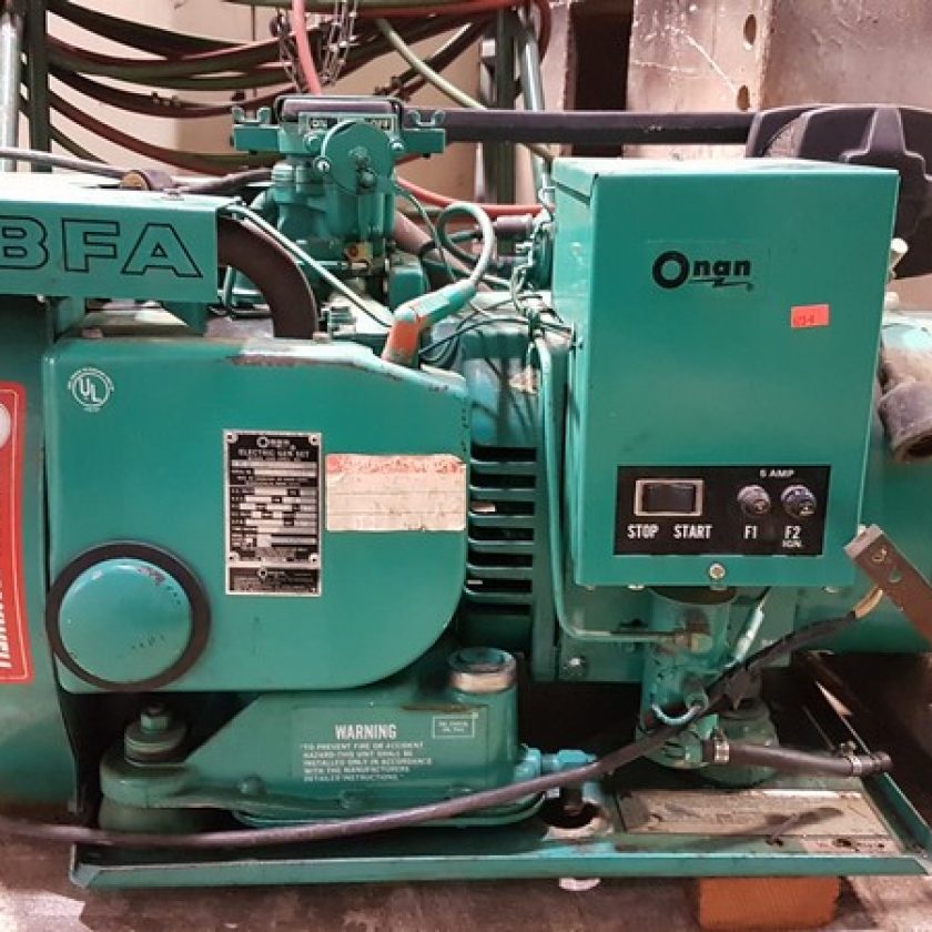 Used Onan Electric Gen Set in Wooden Box – Coast Machinery Group