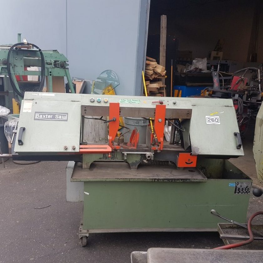 Used BAXTER 260 Band Saw – Coast Machinery Group