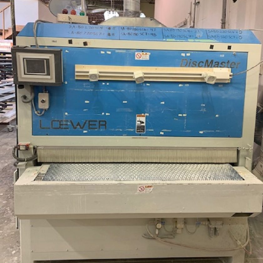 Used Loewer DiscMaster Sander – Coast Machinery Group