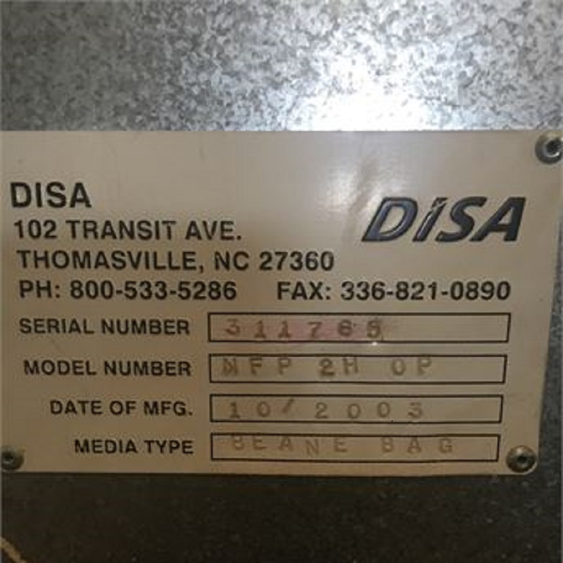 Used Disa Industrial Dust Collector – Coast Machinery Group