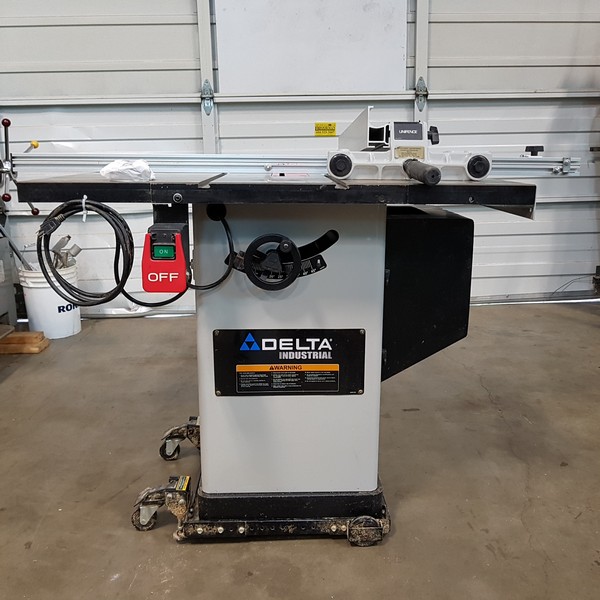 Used Delta Table Saw w/ Delta Unifence Attachment – Coast Machinery Group