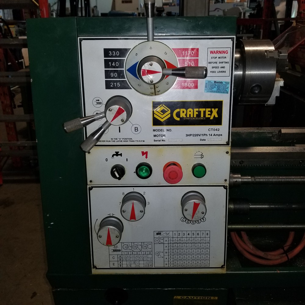 Used Craftex CT042 Lathe – Coast Machinery Group